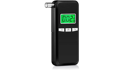 The single use breathalyzer is convenient and comfortable